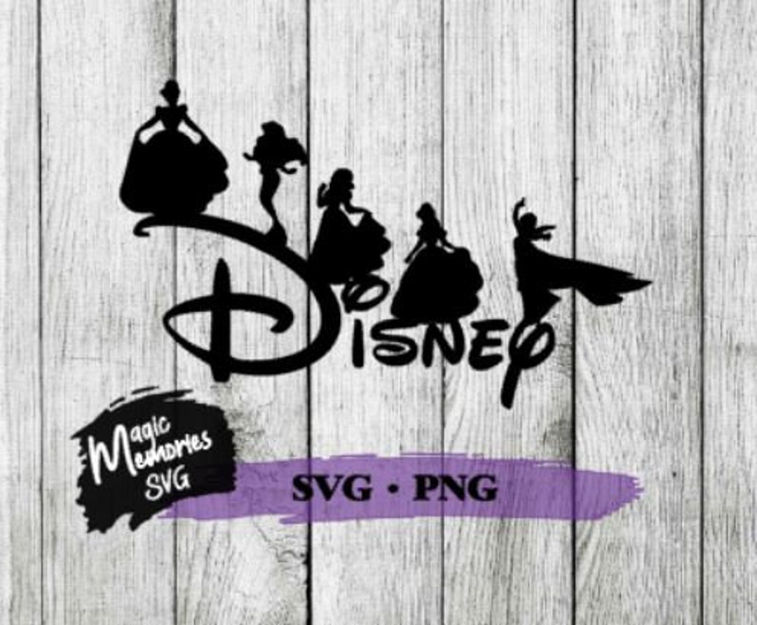 SVG Princess Digital Download SVG, PNG Cut File, Minnie, Mickey - Etsy