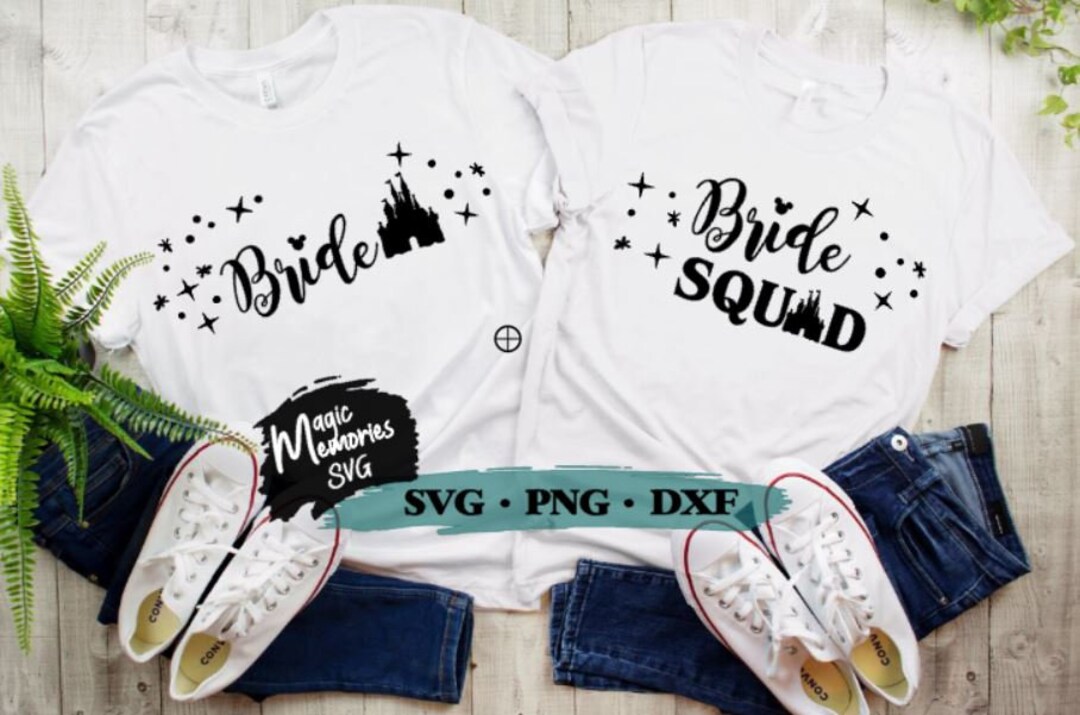 SVG Castle Bride and Bride Squad, Digital Download SVG and PNG, Cut ...