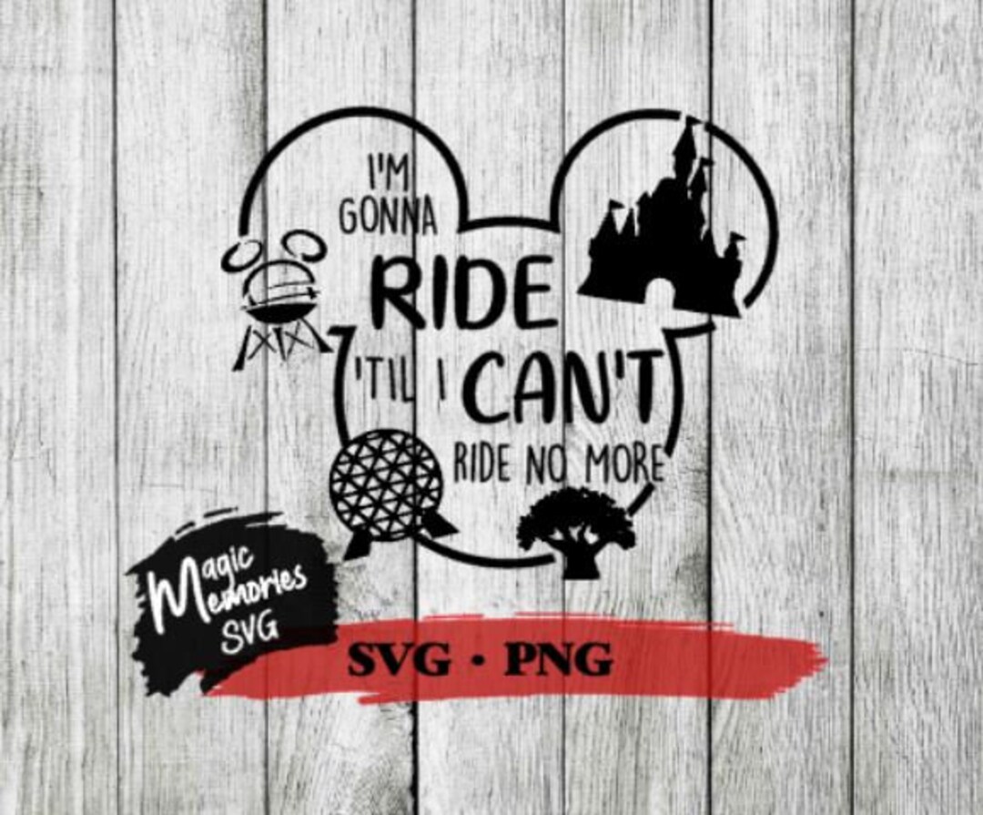 SVG I'm Gonna Ride Digital Download SVG and PNG Cut File, Minnie ...