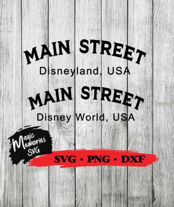 Main Street Mickey and Minnie Digital Download SVG PNG and | Etsy
