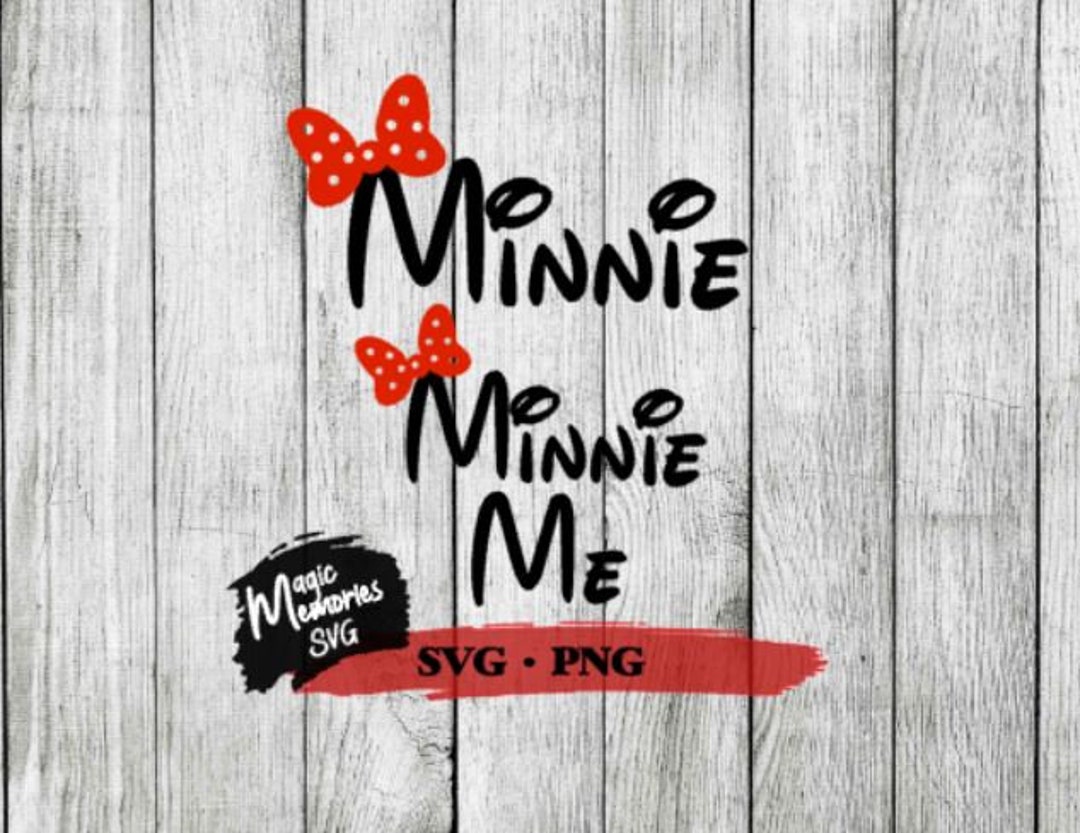 SVG Minnie Me Digital Download SVG and PNG - Etsy