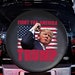 Trump Fight for America Spare Tire Cover, Trump Shooting Leather Wheel ...