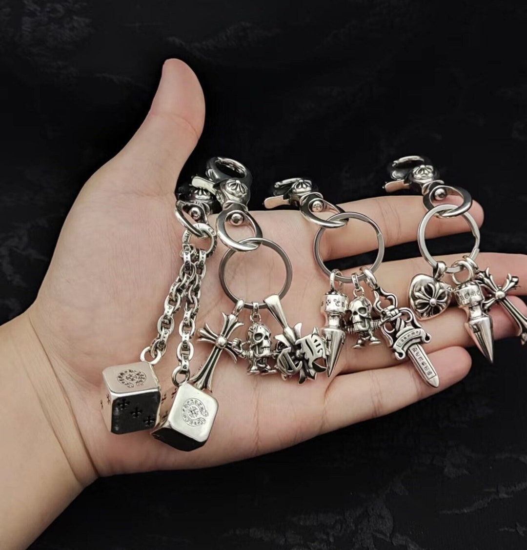 Chrome Hearts Keychain Large Chrome Hearts Keychain Mixed - Etsy Schweiz