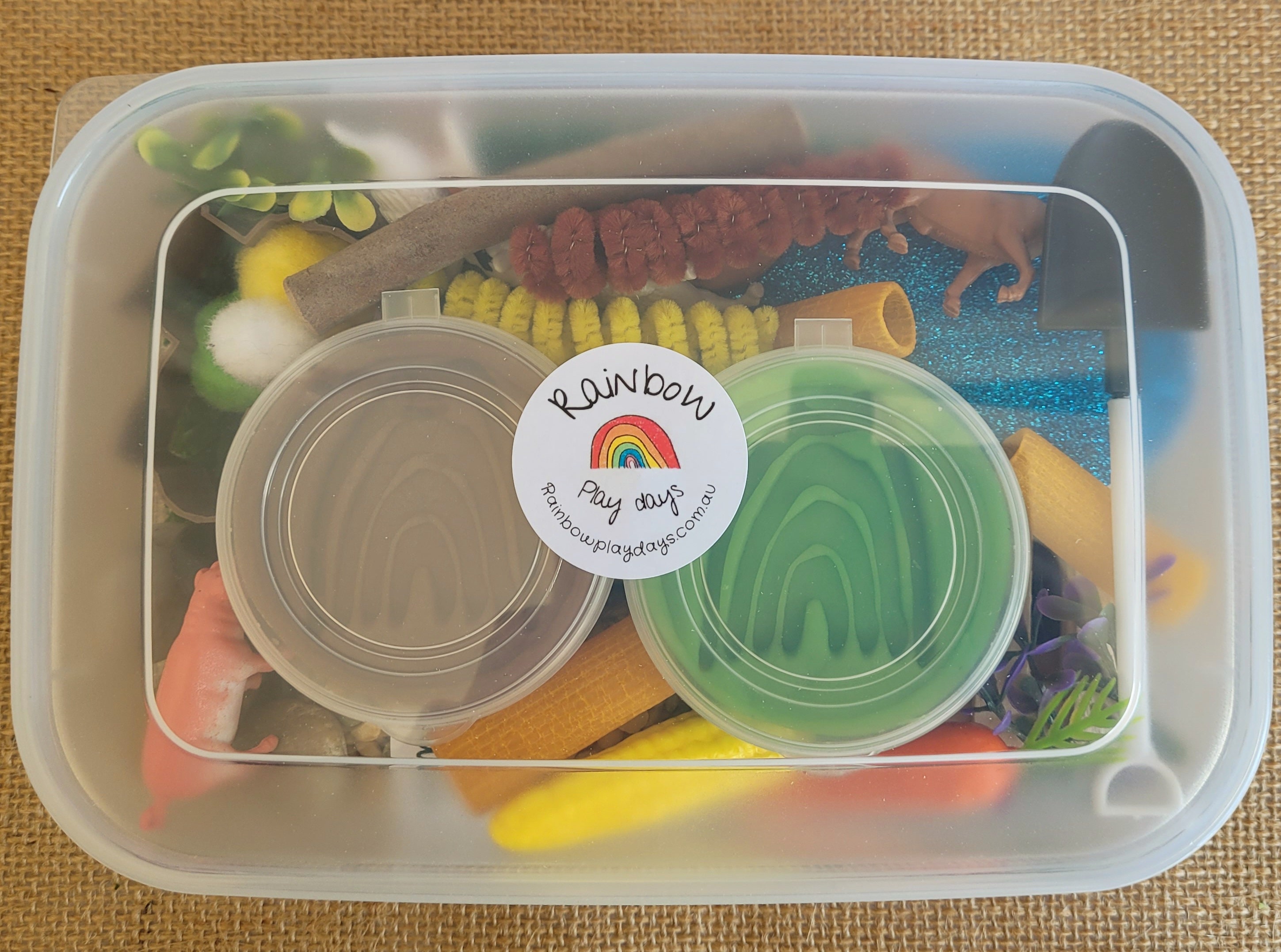 Farm Play Dough Box - Etsy Australia