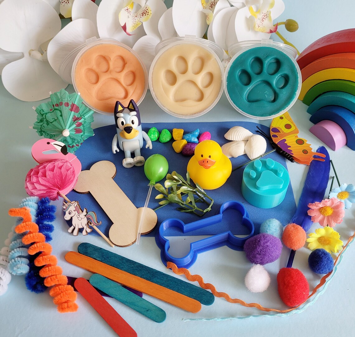 Bluey Play Dough Box - Etsy Australia