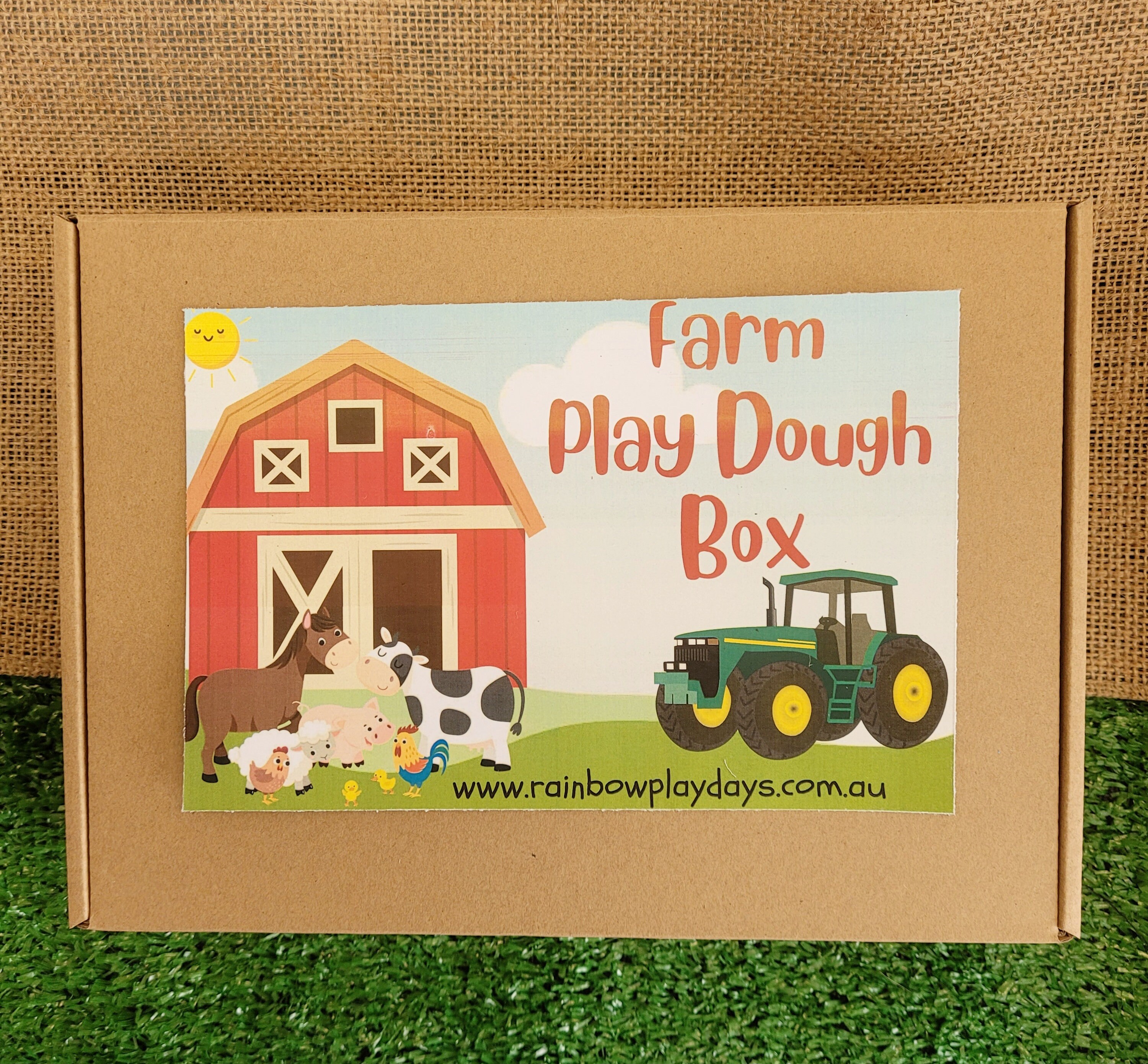 Farm Play Dough Box - Etsy Australia