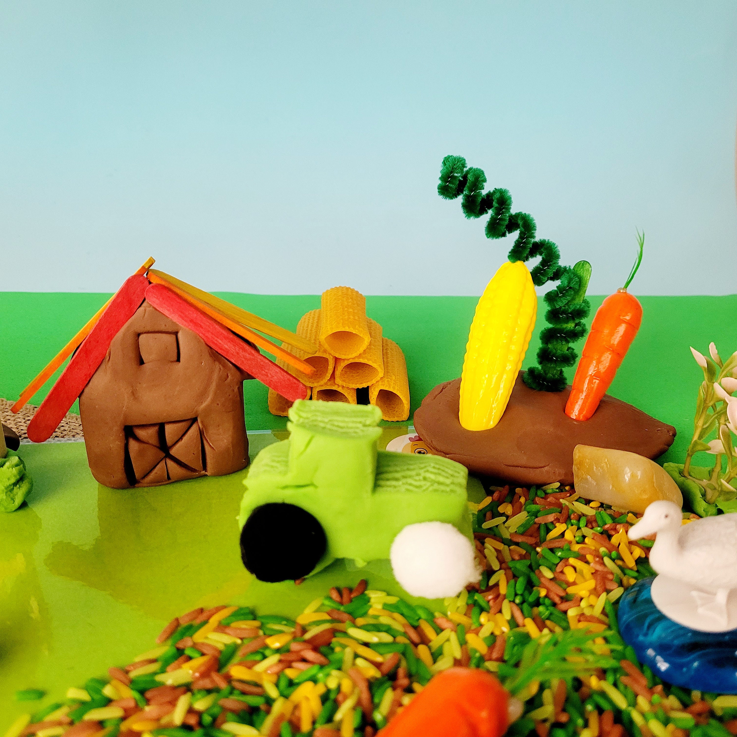 Farm Play Dough Box - Etsy Australia