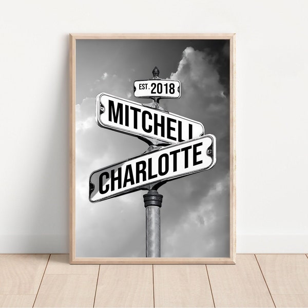 Wedding Street Sign - Etsy