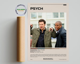Psych Tv Show Poster - Etsy