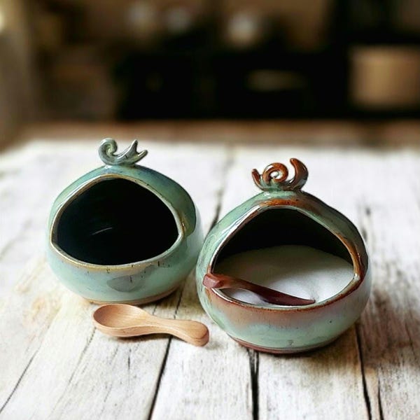 Ceramic Salt Pig - Etsy