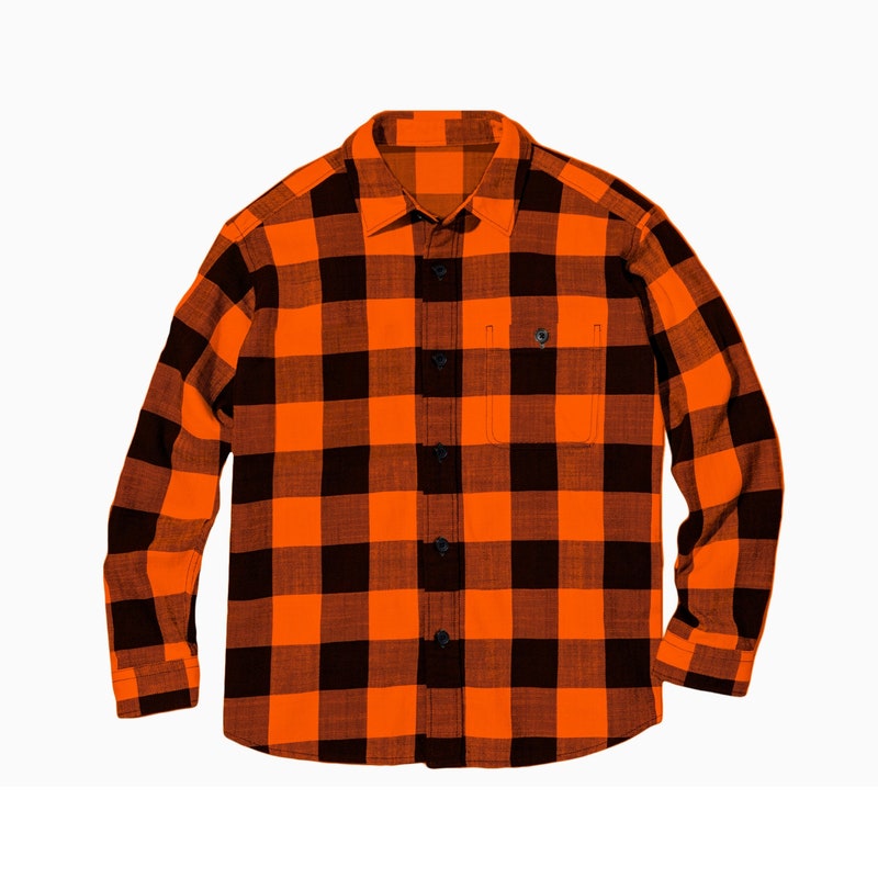 Orange Flannel - Etsy