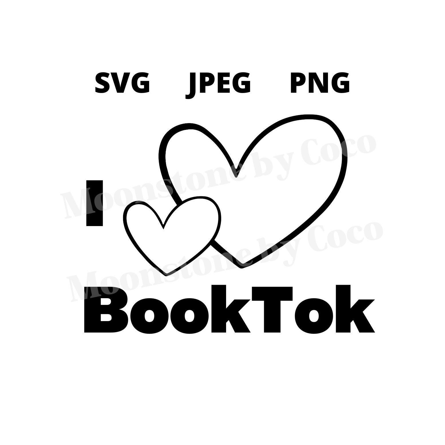 Book Tok Book Lover SVG JPEG PNG - Etsy