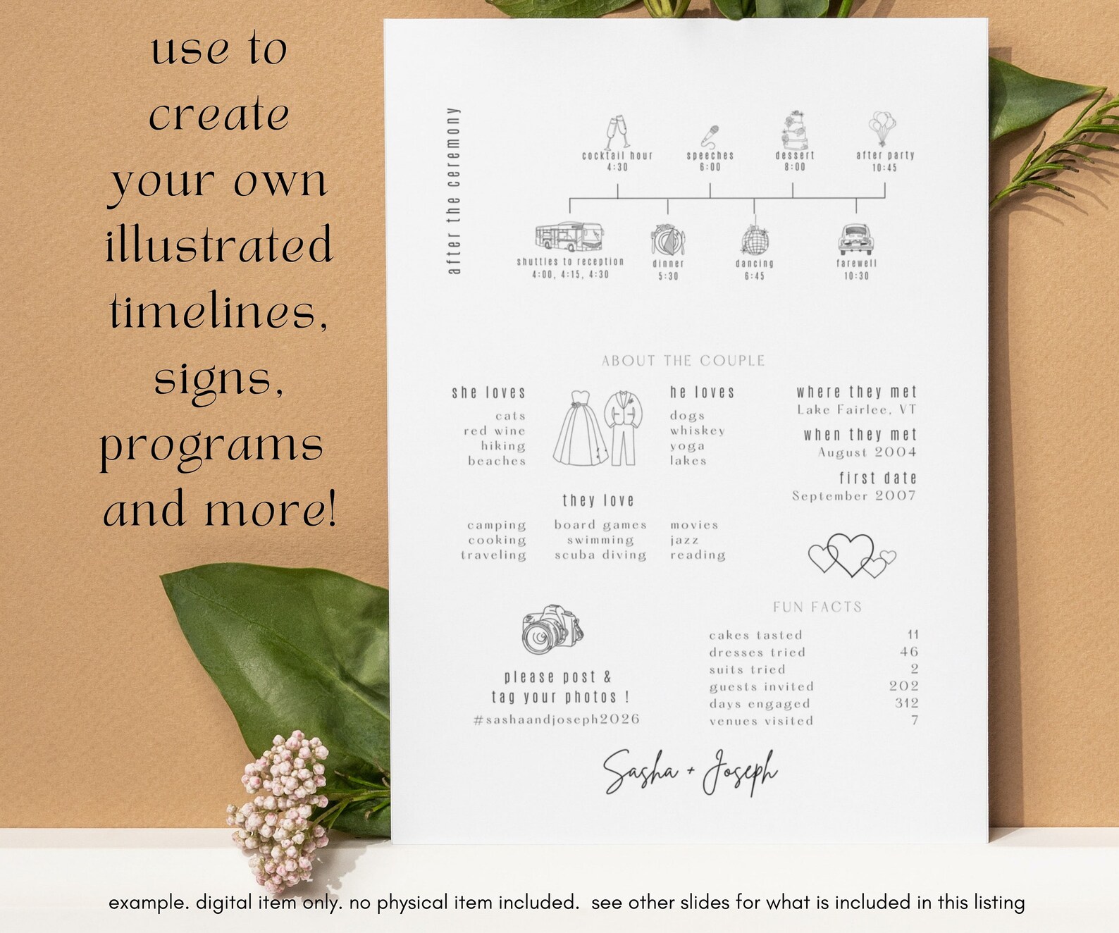 Wedding Day Timeline Icon Clip Art Collection, Icons for Wedding ...