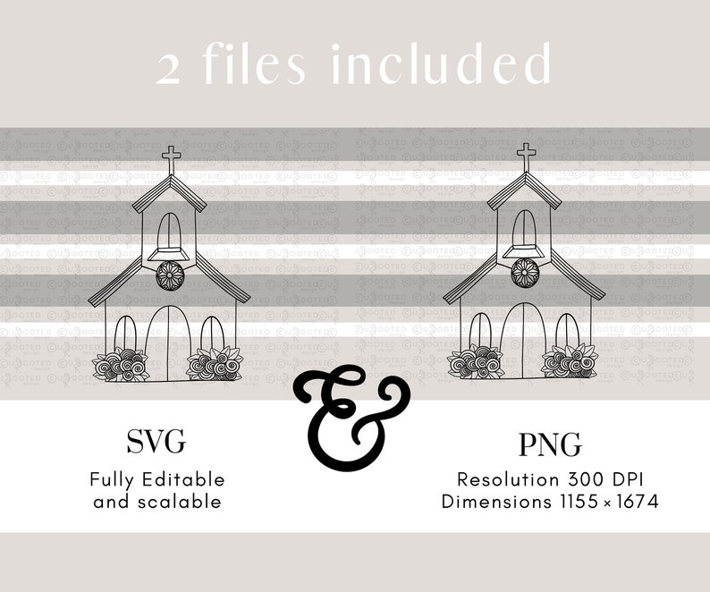 Wedding Chapel Venue SVG, Wedding Church Icon, Wedding Clip Art, Vector ...