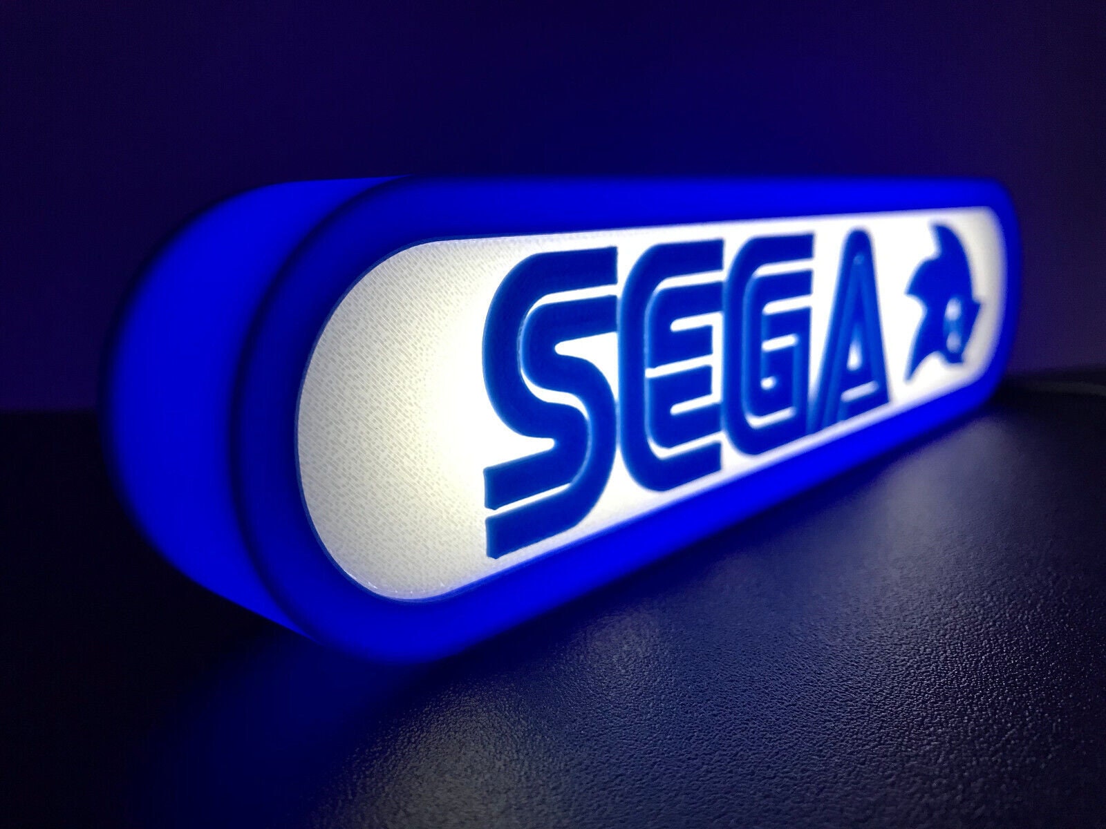 Sega 3d Printed Led Sign - Etsy