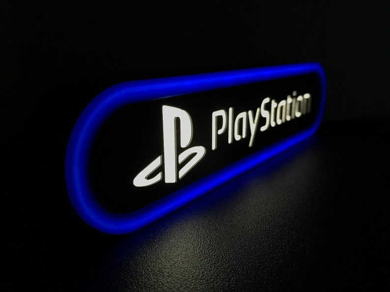 Playstation 3d Printed Led Sign - Etsy