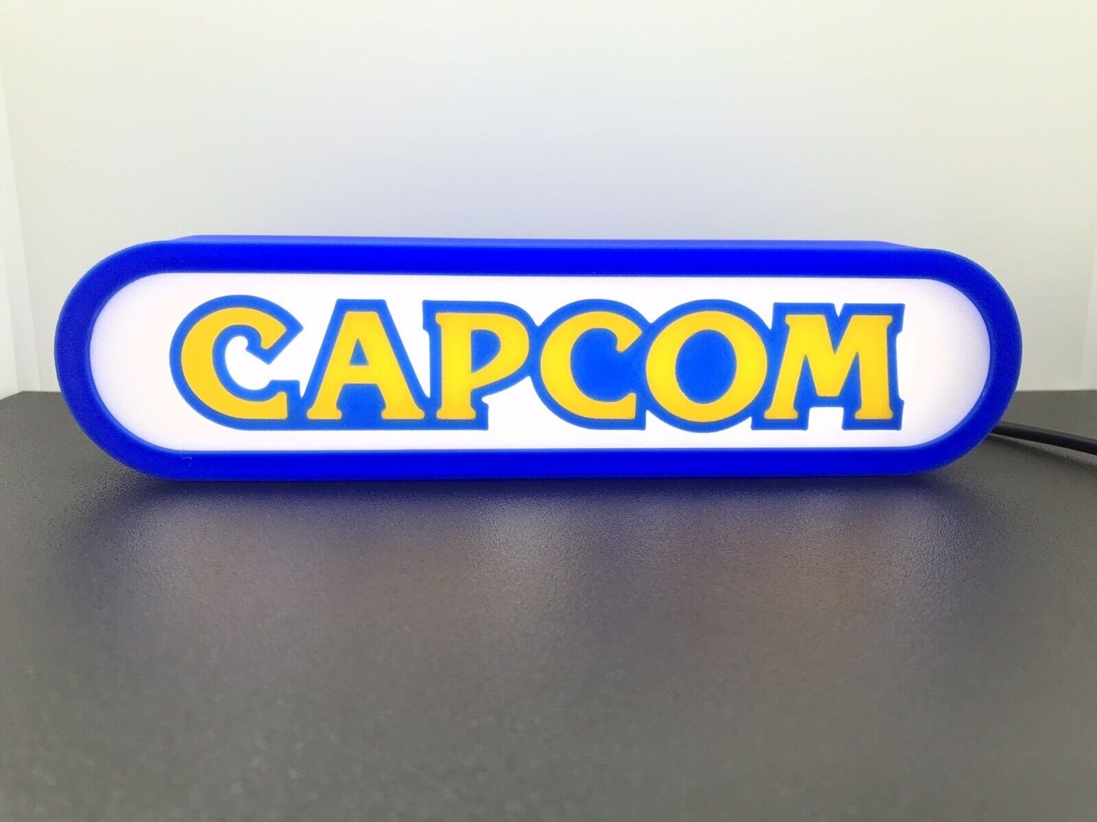 Capcom 3d Printed Led Sign - Etsy