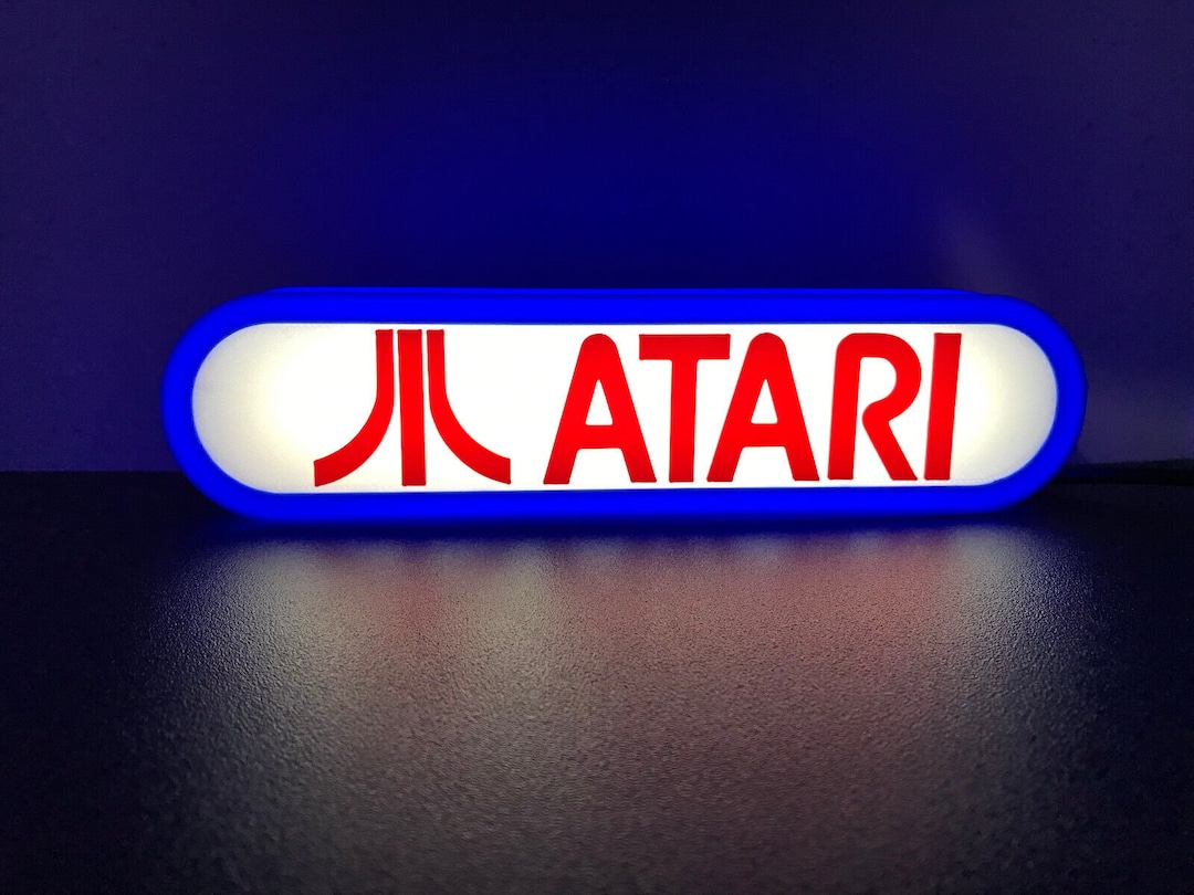 ATARI 3d Printed Led Sign - Etsy