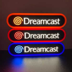 Dreamcast 3d Printed Led Signs (JPN, USA & EU) - Etsy