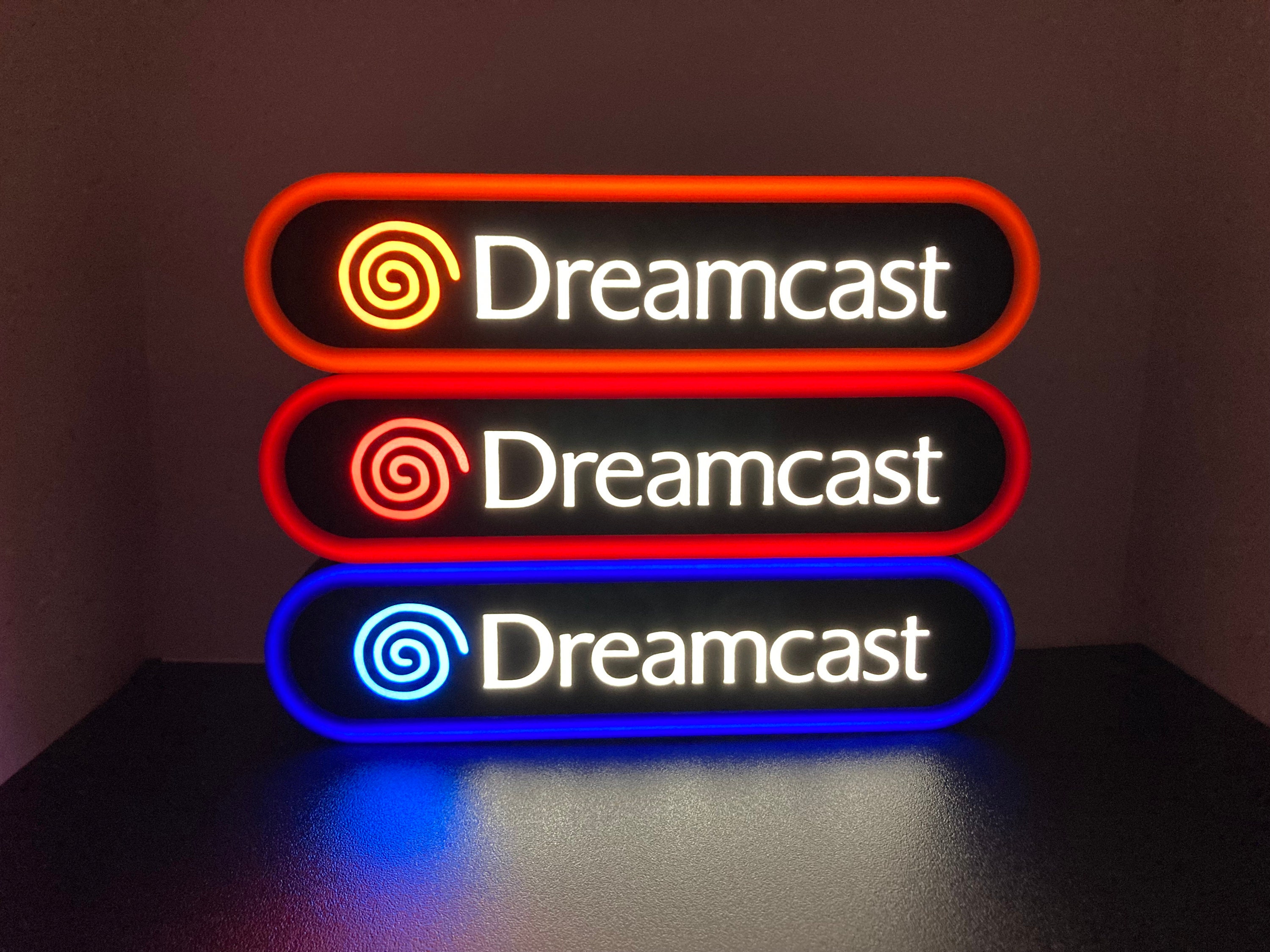Dreamcast 3d Printed Led Signs (JPN, USA & EU) - Etsy