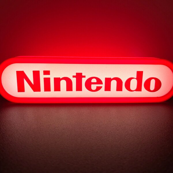 Nintendo Led Sign - Etsy