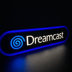 Dreamcast 3d Printed Led Signs (JPN, USA & EU) - Etsy