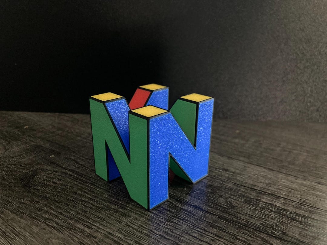 3D Printed Nintendo 64 Cube - Etsy