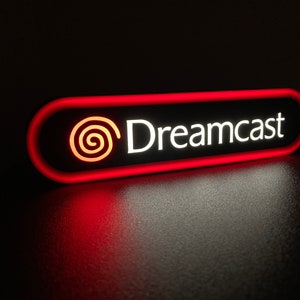 Dreamcast 3d Printed Led Signs (JPN, USA & EU) - Etsy