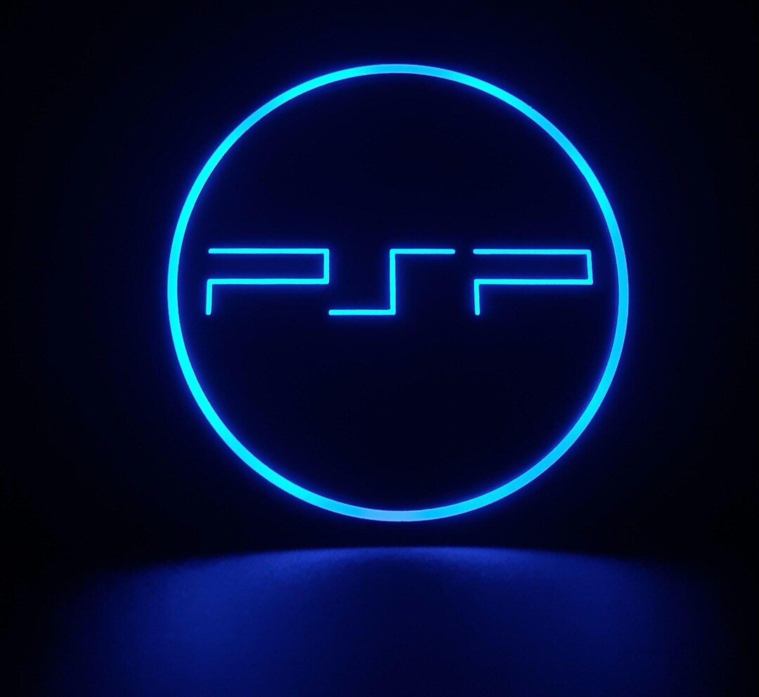 PSP (blue) 3d Printed Led Sign - Etsy