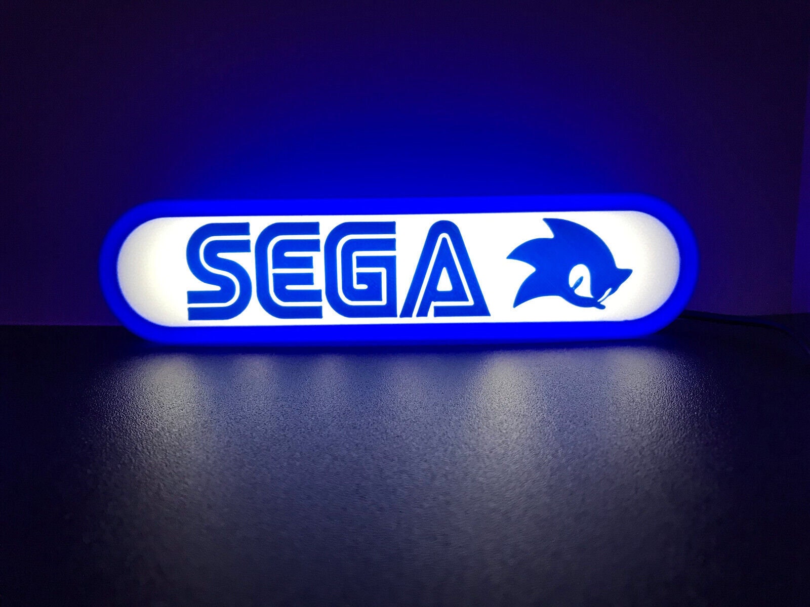 Sega 3d Printed Led Sign - Etsy