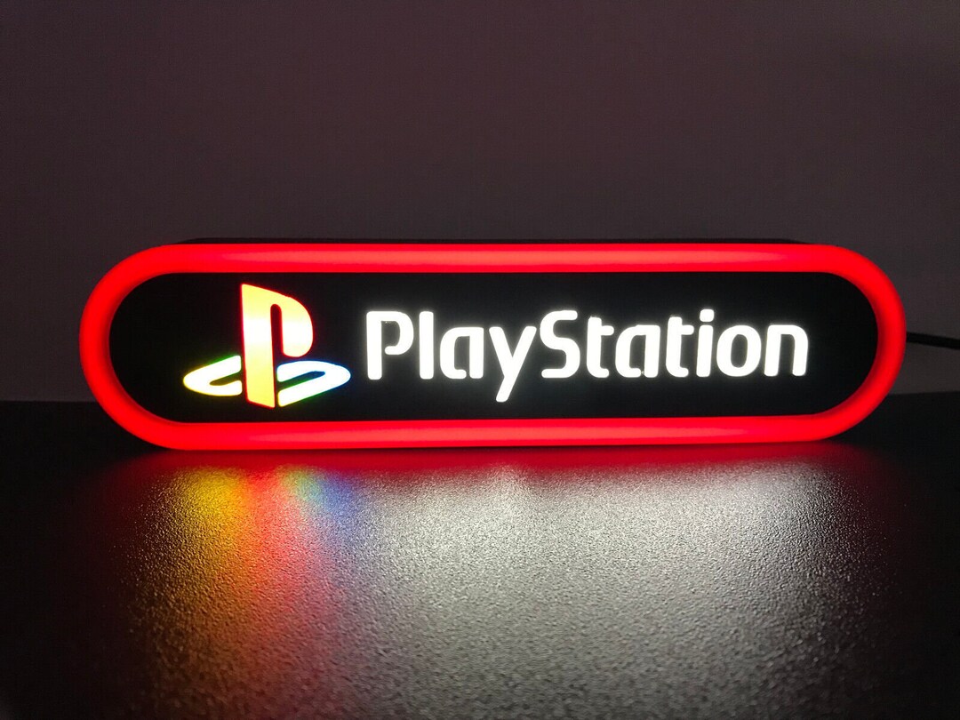 Playstation 3d Printed Led Sign - Etsy