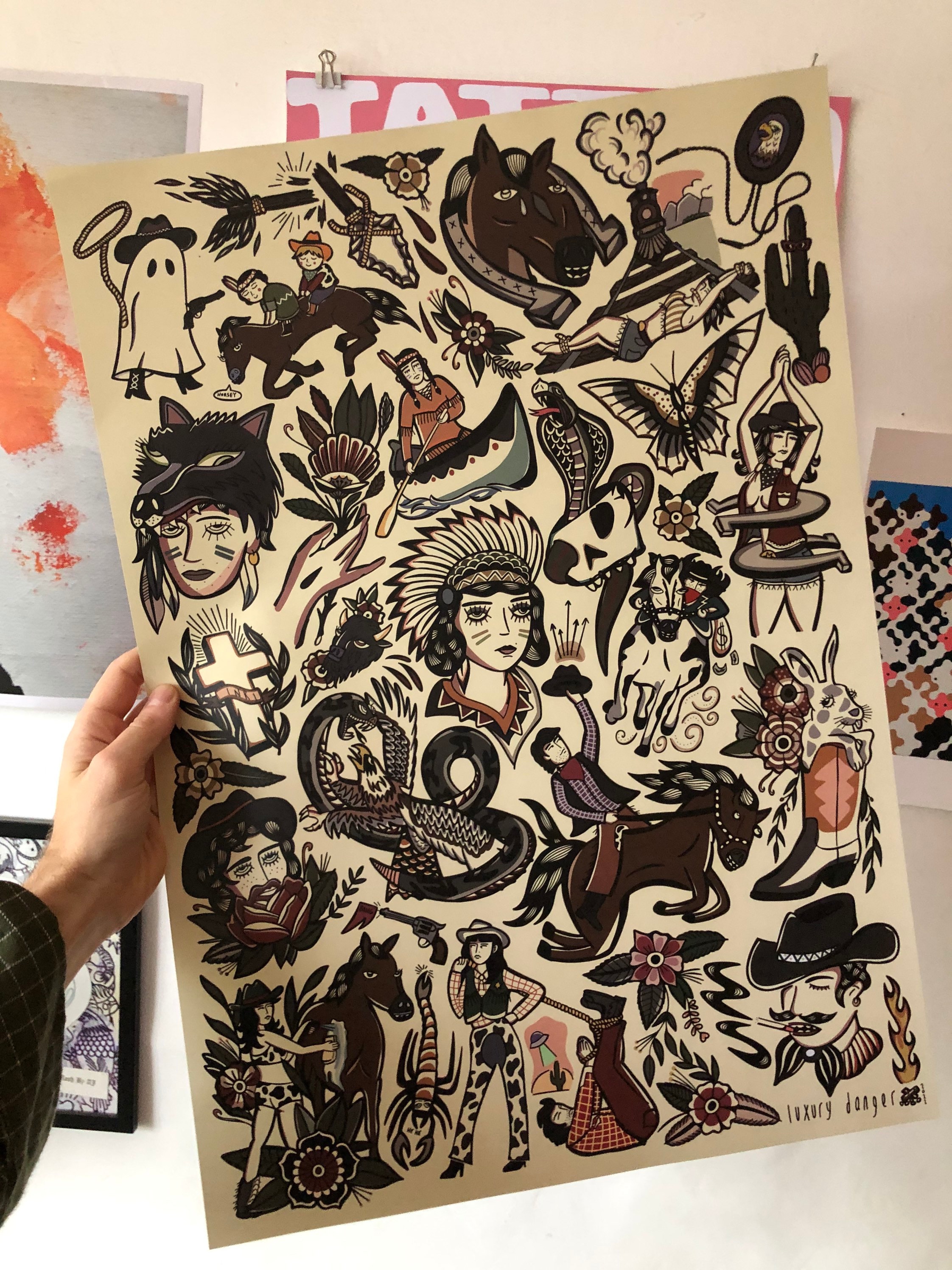 Traditional Western Tattoo