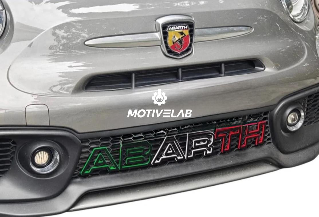Abarth Bumper Grille Lettering - Etsy