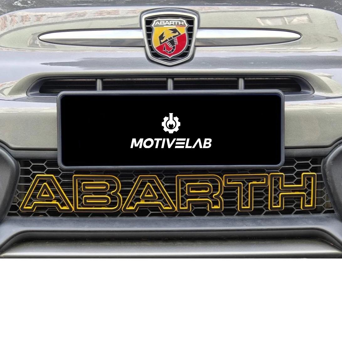 Abarth Bumper Grille Lettering - Etsy