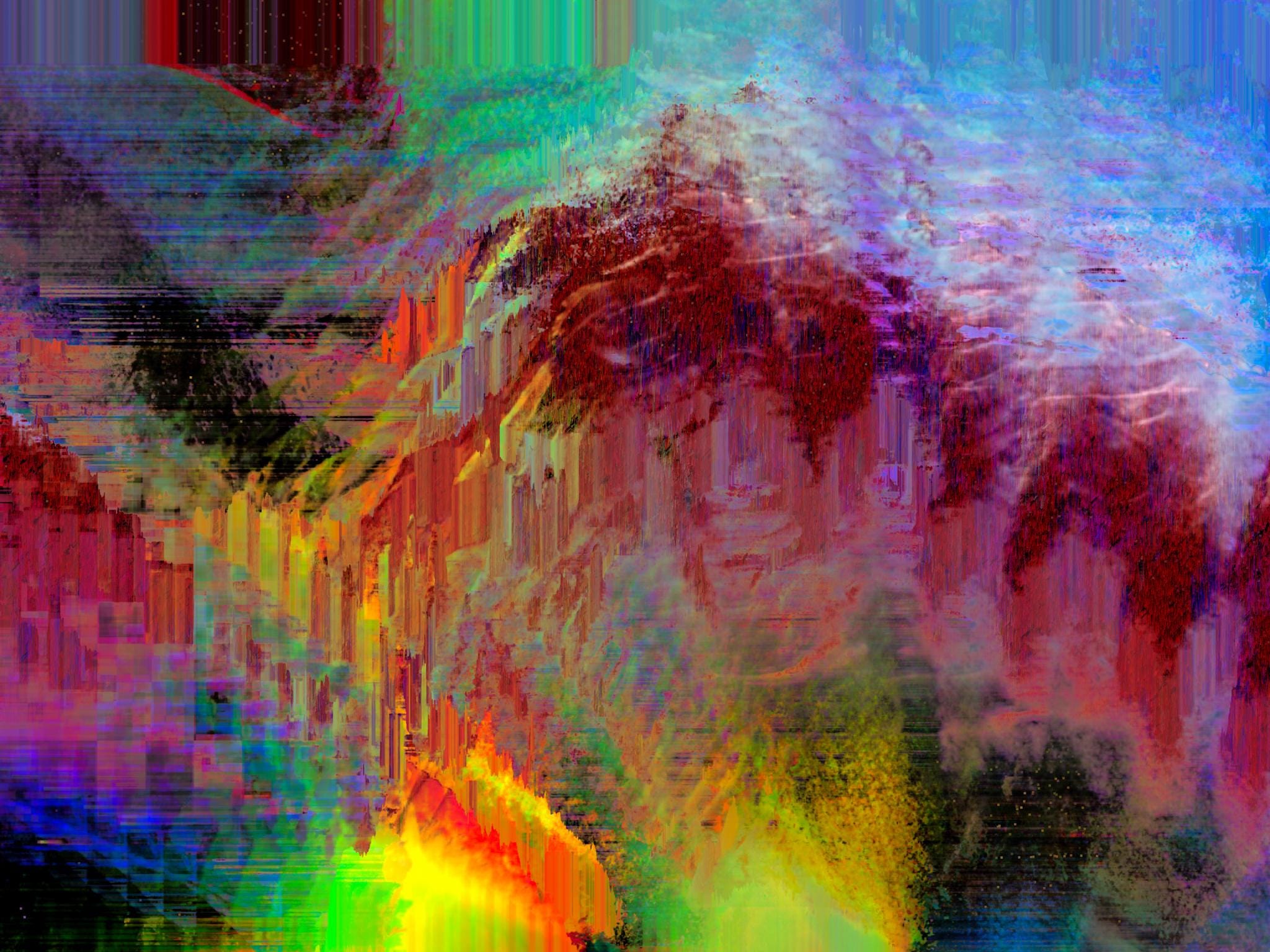 Sand Wave Glitch Art Digital Download, Wall Art, Desktop Wallpaper, Non ...
