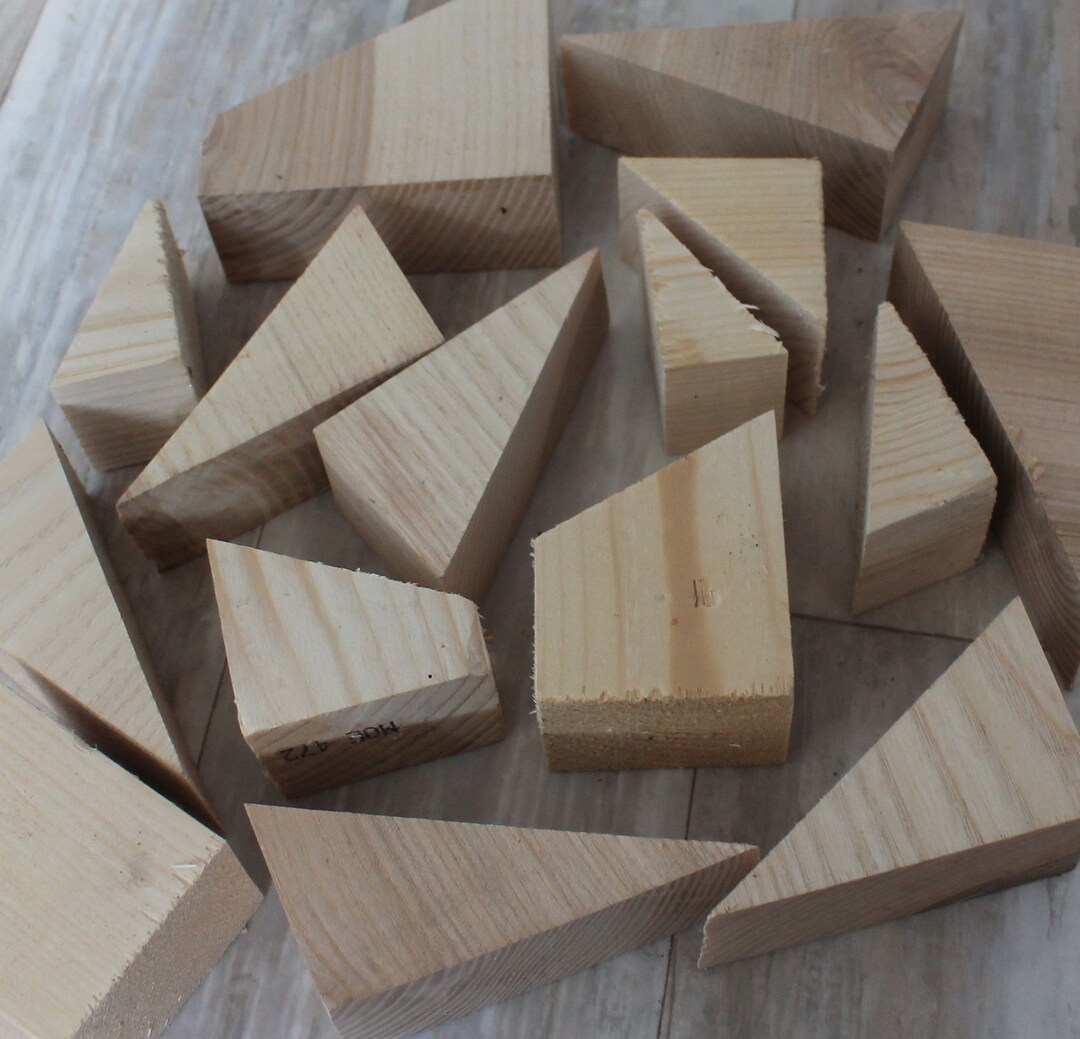 Wood Scraps Wood Pieces for Craft Woodworking Scraps Random Set of 20 ...