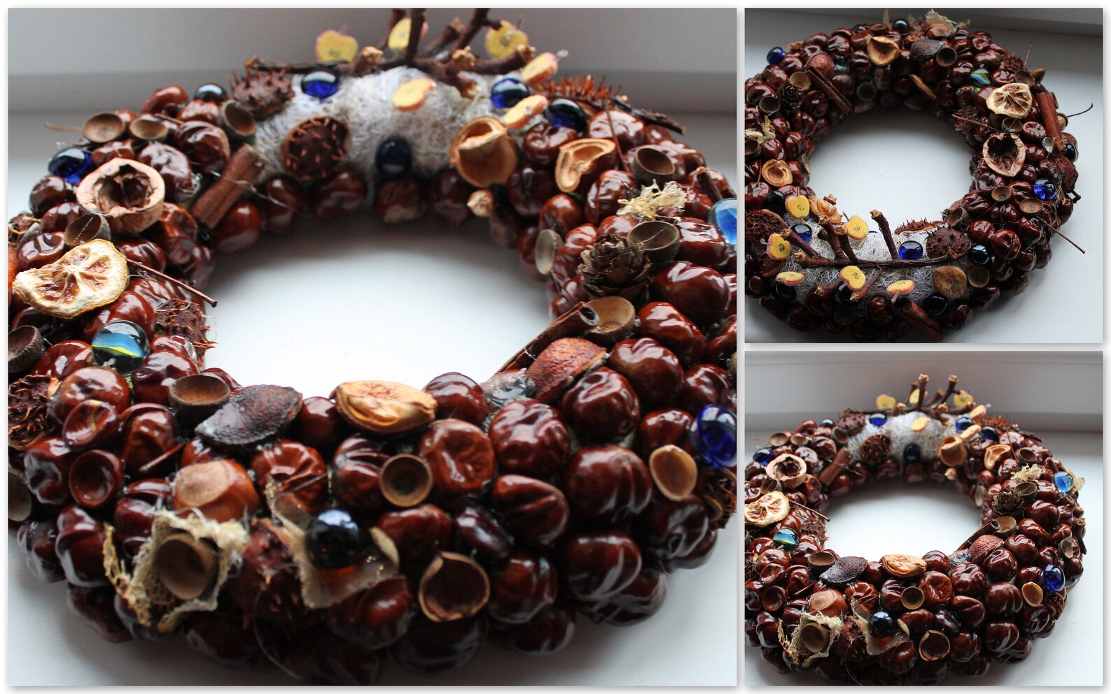 Horse Chestnut Rustic Home Decor Real Dried Chestnuts Florist Supplies ...