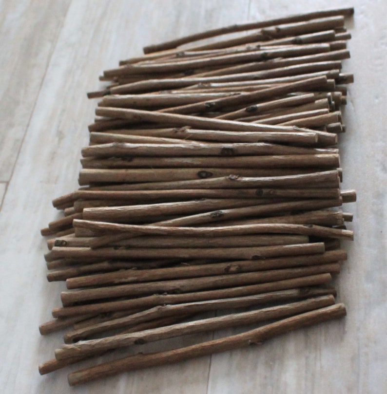 Natural Wood Stick Decorative Twigs Rustic Tree Branches 100ps - Etsy