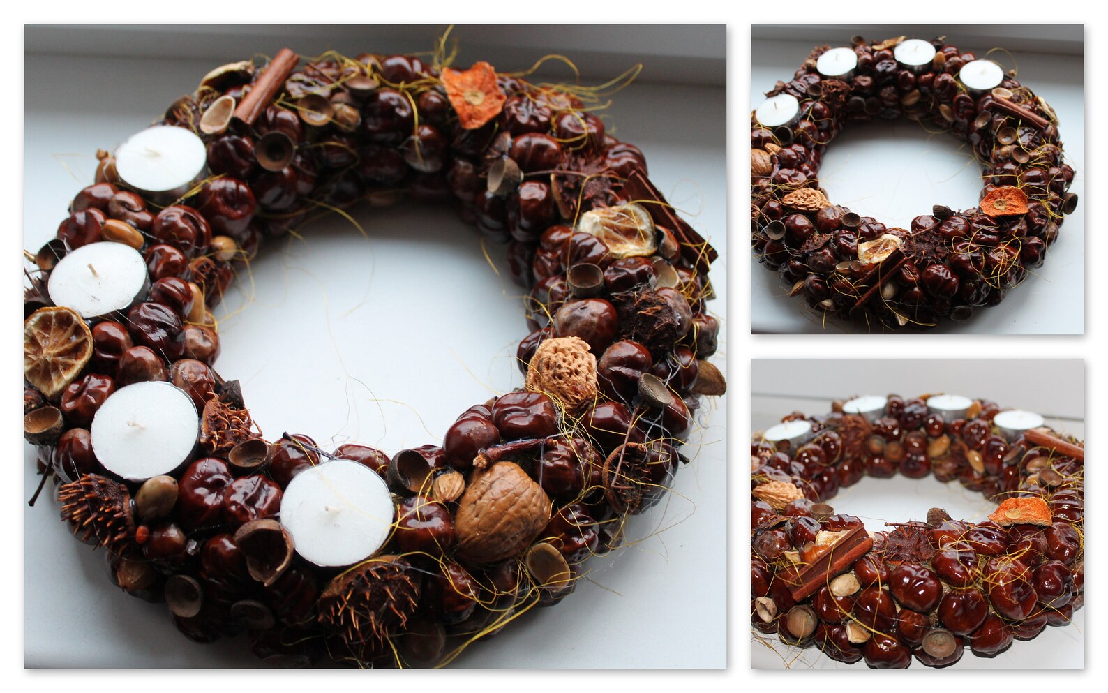 Horse Chestnut Rustic Home Decor Real Dried Chestnuts Florist Supplies ...