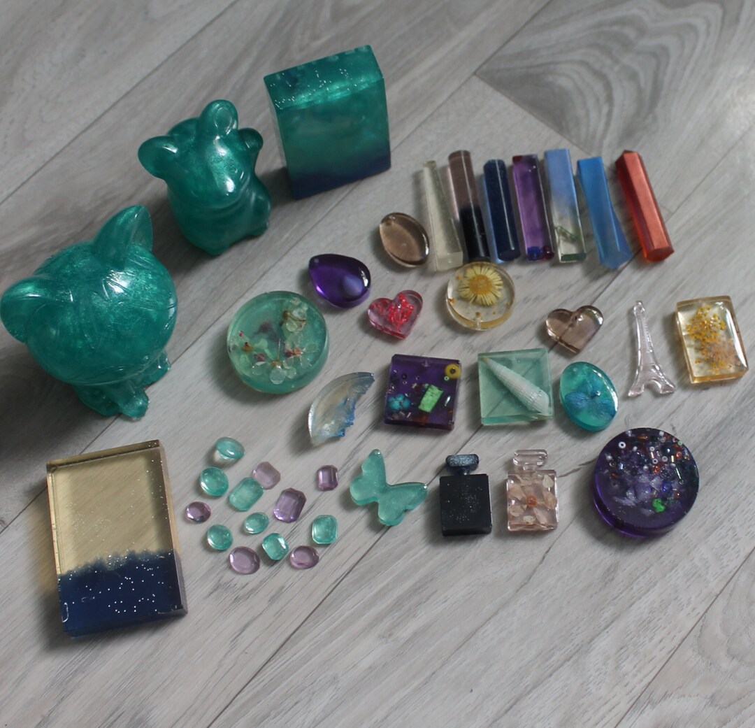 Resin Trinkets Surprise Box Epoxy Charms Mistery Scoop Trinket Mix ...