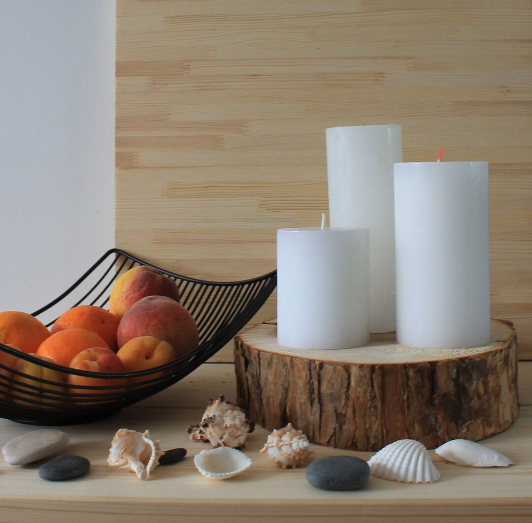 Wood Rounds Large Wood Slice Live Edge Wood Slab Rustic Table Decor ...