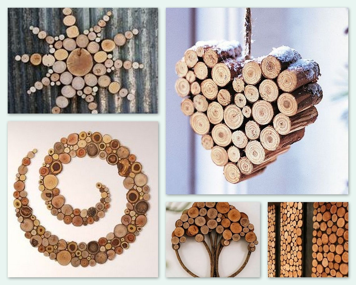 Birch Slices Small Wood Rounds Craft Wood Pieces Tree Rounds - Etsy