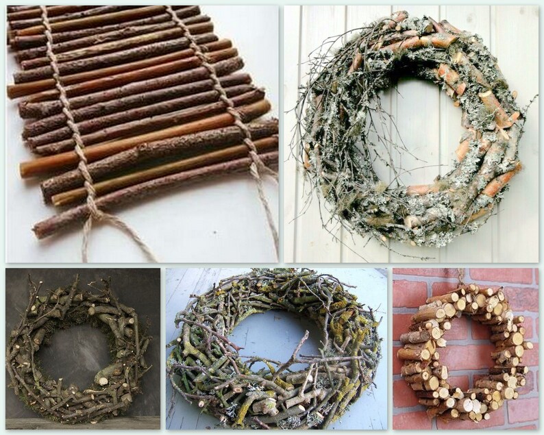 Natural Wood Stick Decorative Twigs Rustic Tree Branches 200ps - Etsy