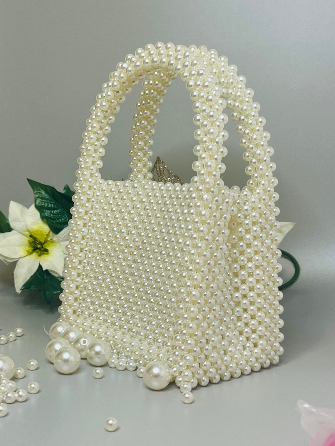 Flora Beaded Bag - Etsy