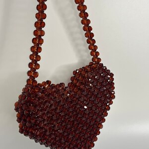 Heart Shaped Beaded Bags - Etsy