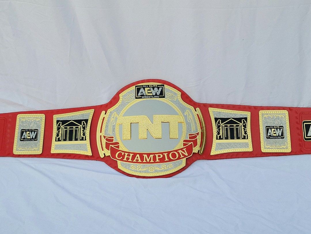 AEW TNT Wrestling Championship Replica Title Adult Size Brass - Etsy