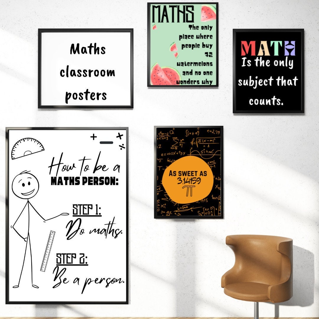 Maths Classroom Decor // Growth Mindset // Classroom Decor // Quotes ...