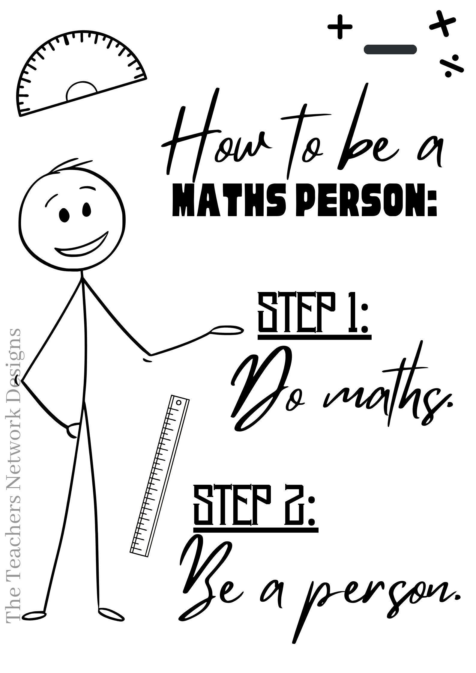 Maths Classroom Decor // Growth Mindset // Classroom Decor // Quotes ...