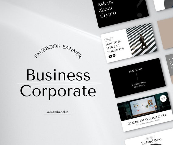 Business Corporate Facebook Banner Facebook Banners - Etsy