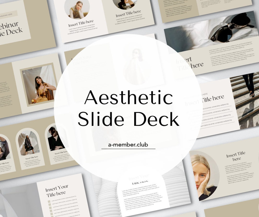 Aesthetic Slide Deck | Presentation Slide Templates. Business Plan ...